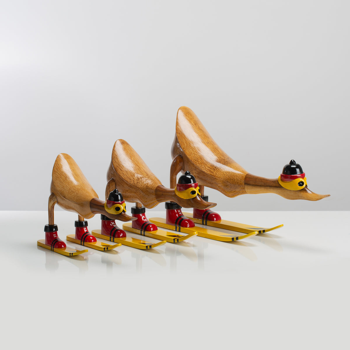 Rikmani Deko - Enten auf Skiern kaufen